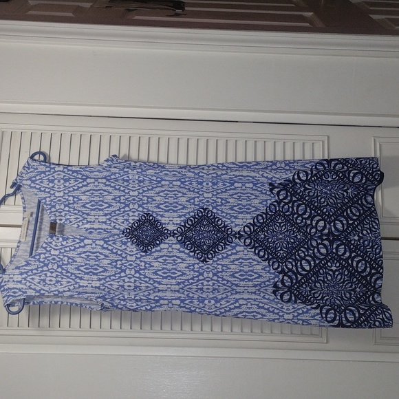 Maria Gabrielle | Dresses | Maria Gabrielle Large Blue And White ...